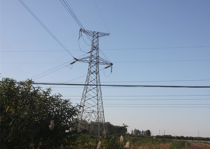 Overhead Transmission Line Steel Tower, Dead End Cable Tower for Power ...