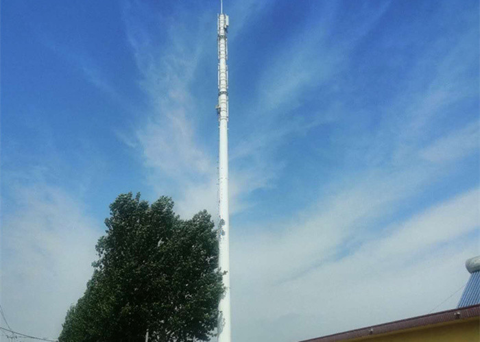 Medium Wave 40m Q345B Steel Telecom Steel Tower