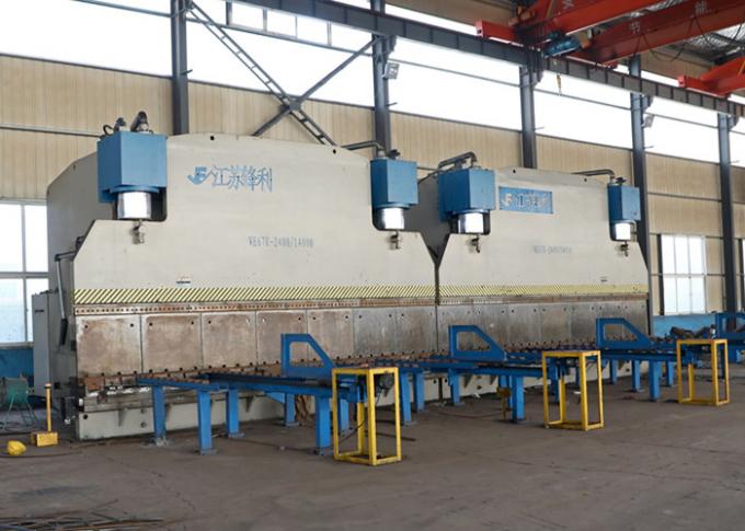 ASTM A36 Pylon Monopole Transmission Tower , Flange Connection Steel ...