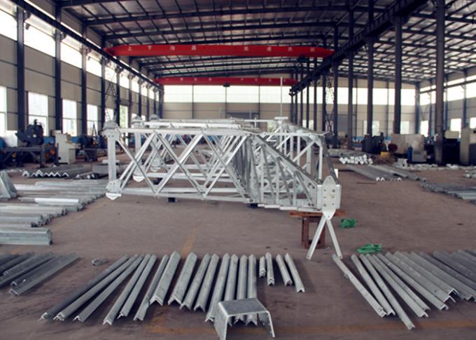High Strength Steel Lattice Tower , High Voltage Steel Pylon